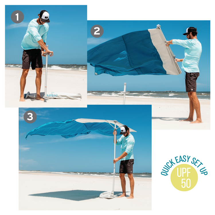 Solbello Shade - The Ultimate Beach Shade Umbrella